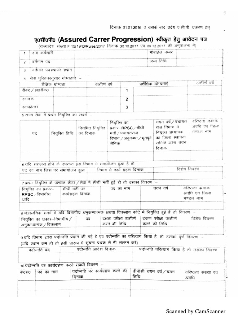 Acp New Format 7th Pay | PDF