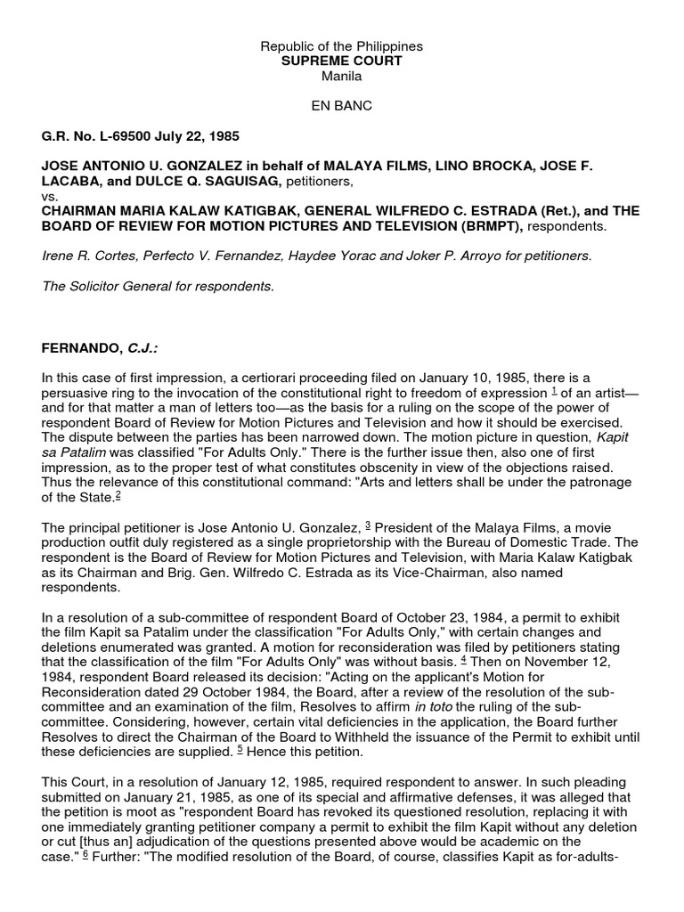 Irene R. Cortes, Perfecto V. Fernandez, Haydee Yorac and Joker P ...