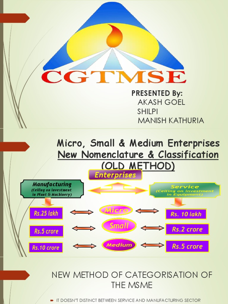 CGTMSE | PDF | Small And Medium Sized Enterprises | Loans