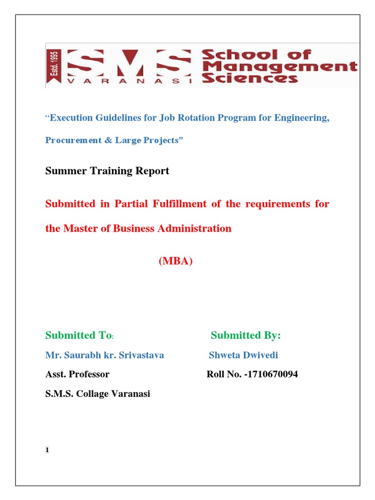 Internship Project Report - Shweta - Final | PDF | Employment | Solar Power