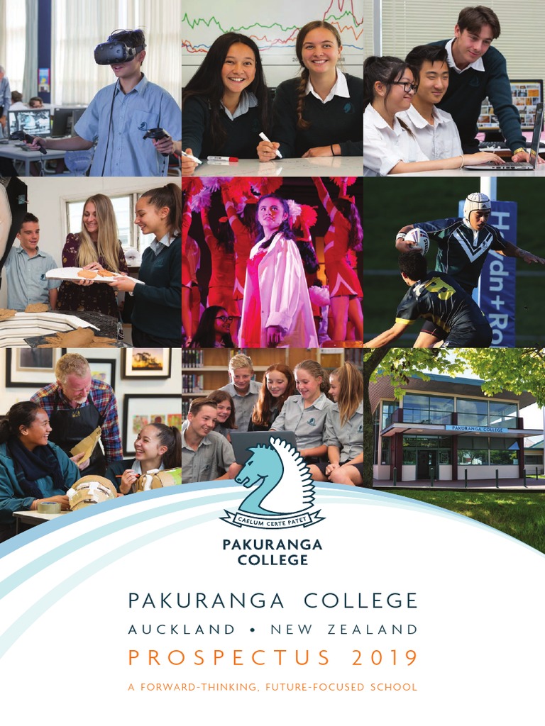 Pakuranga College 2019 Prospectus | PDF | Teachers | Tutor