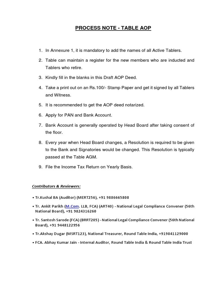 Table AOP | PDF | Charitable Organization | Common Law