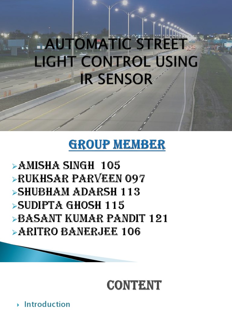 Automatic Street Light Control | PDF | Resistor | Light Emitting Diode