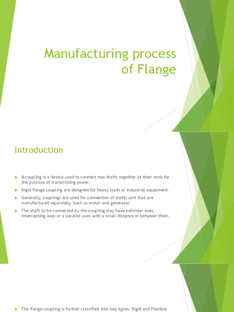 The Seven Step Manufacturing Process of Rigid Flange Couplings | PDF ...
