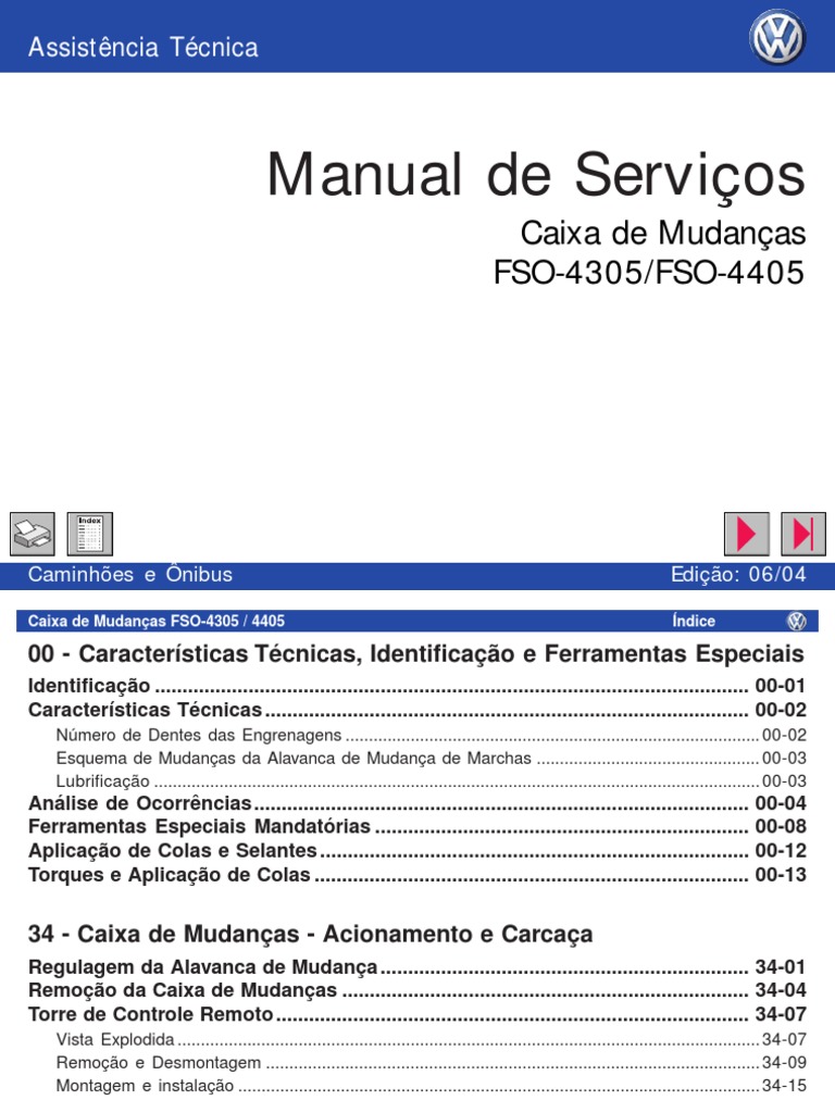 Caixas Cambio Eaton Fso 4405 Aluminio PDF | PDF | Transmissão (Mecânica) | Óleo de motor