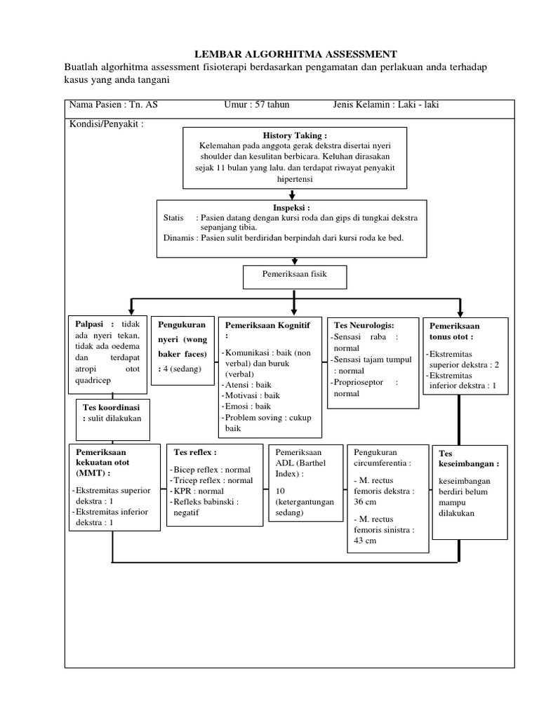 Algoritma Terapi Hemiparese Dextra | PDF