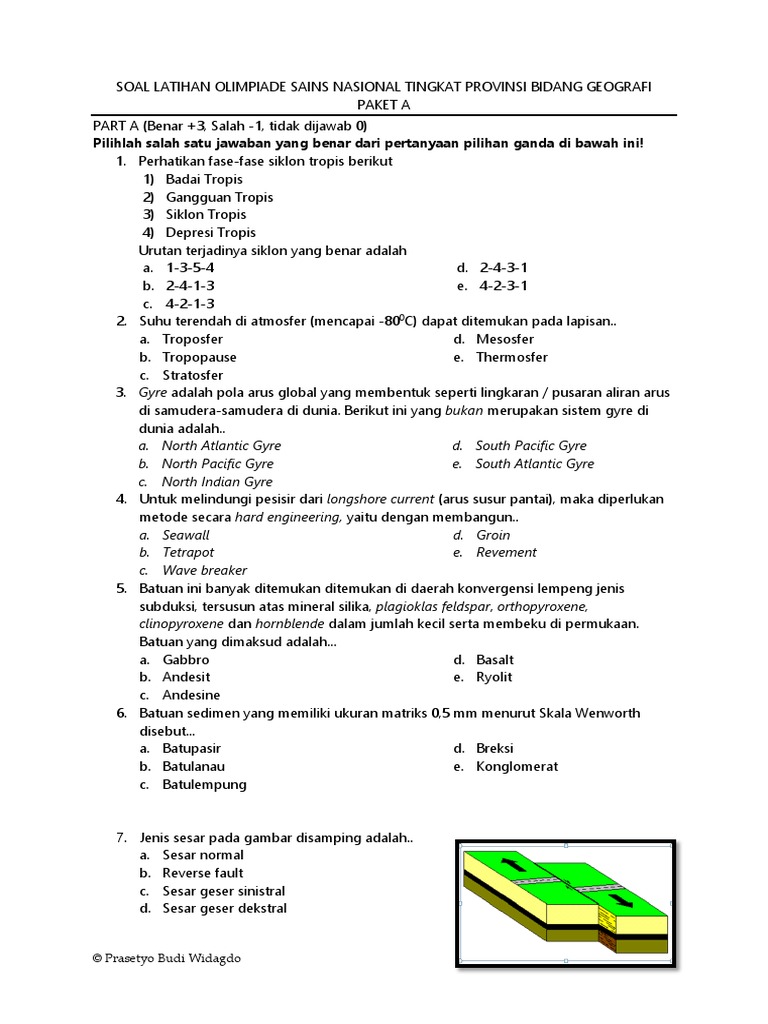 Soal Latihan Osp Paket A | PDF | Teknologi & Rekayasa