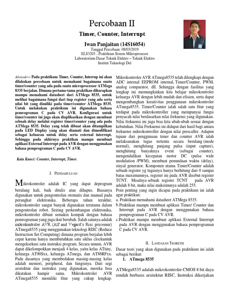 Praktikum Sistem Mikroprosesor Modul 2 | PDF