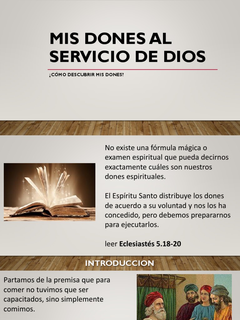 Descubre y Usa tus Dones Espirituales | PDF