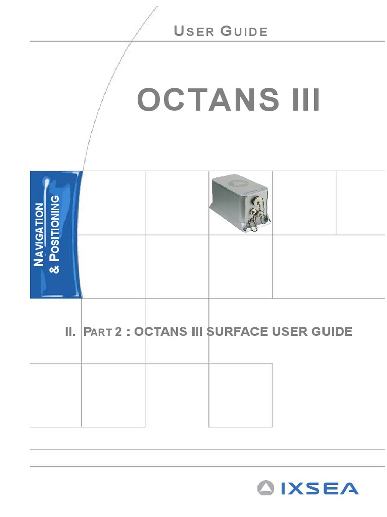 Octans III Surface User Guide | PDF | Inertial Navigation System ...