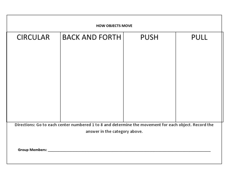 Science Recording Sheet | PDF