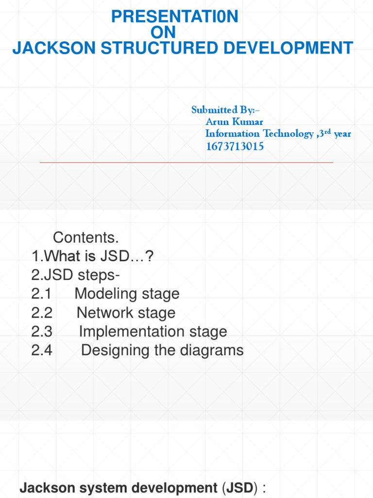 Jackson System Development | PDF | Information Technology Management | Computer Programming