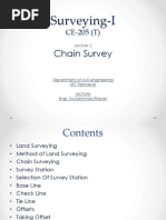 Chain Surveying Procedures and Principles | PDF | Surveying | Triangle