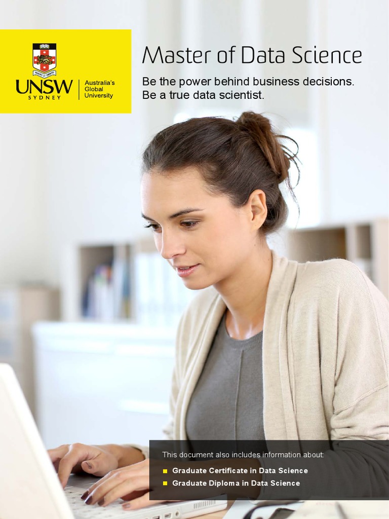 UNSW Master of Data Science | PDF | Machine Learning | Mathematical ...