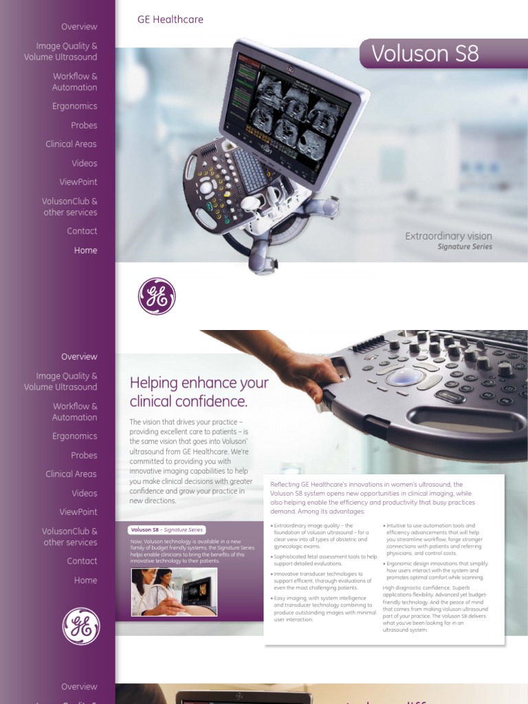 Voluson S8 BT15 PDF | PDF | Medical Ultrasound | Medical Imaging