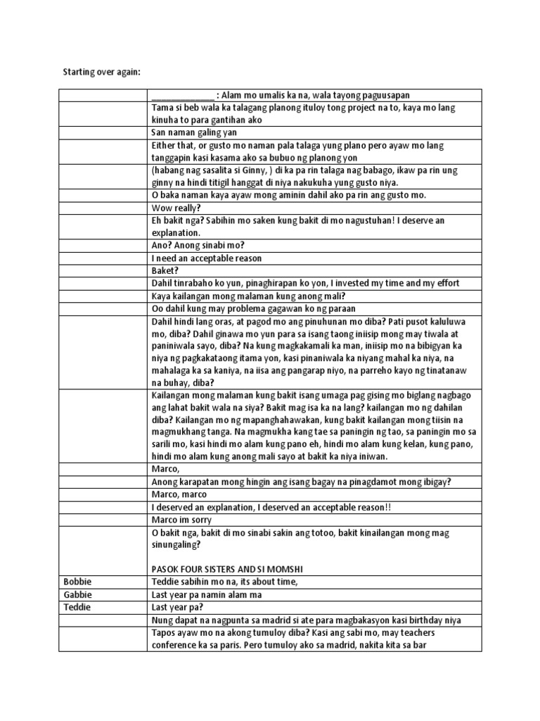 Iconic Scene Scripts