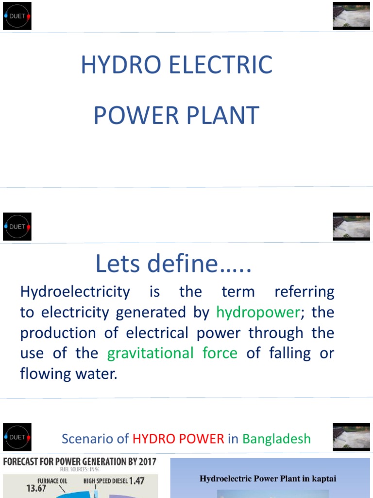 Hydroelectric Power Overview and Insights | PDF | Home & Garden ...