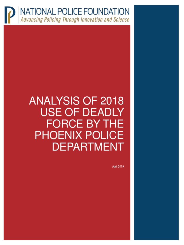 NPF Ois Study | PDF | Uniform Crime Reports | Violent Crime