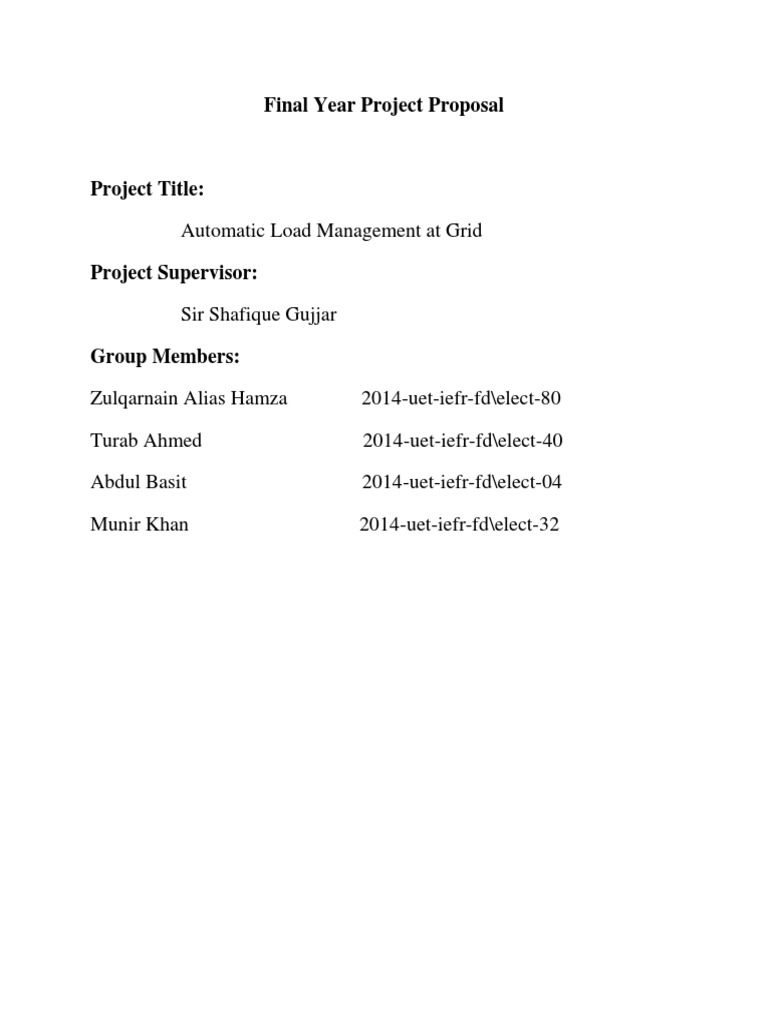 Automatic Load Management | PDF