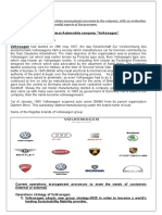 Volkswagen's Organizational Structure Explained | PDF | Volkswagen ...