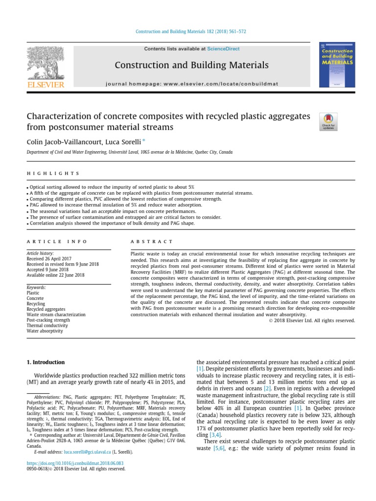 Construction and Building Materials: Colin Jacob-Vaillancourt, Luca ...