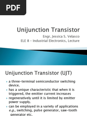2n2160 Unijunction Transistor Pdf