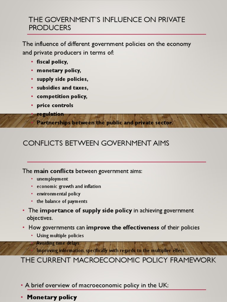 Conflicts in Governments Objectives (Economics) | PDF | Inflation ...