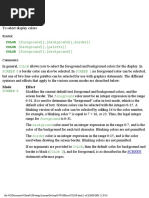 ANSI Color Codes Reference Guide | PDF