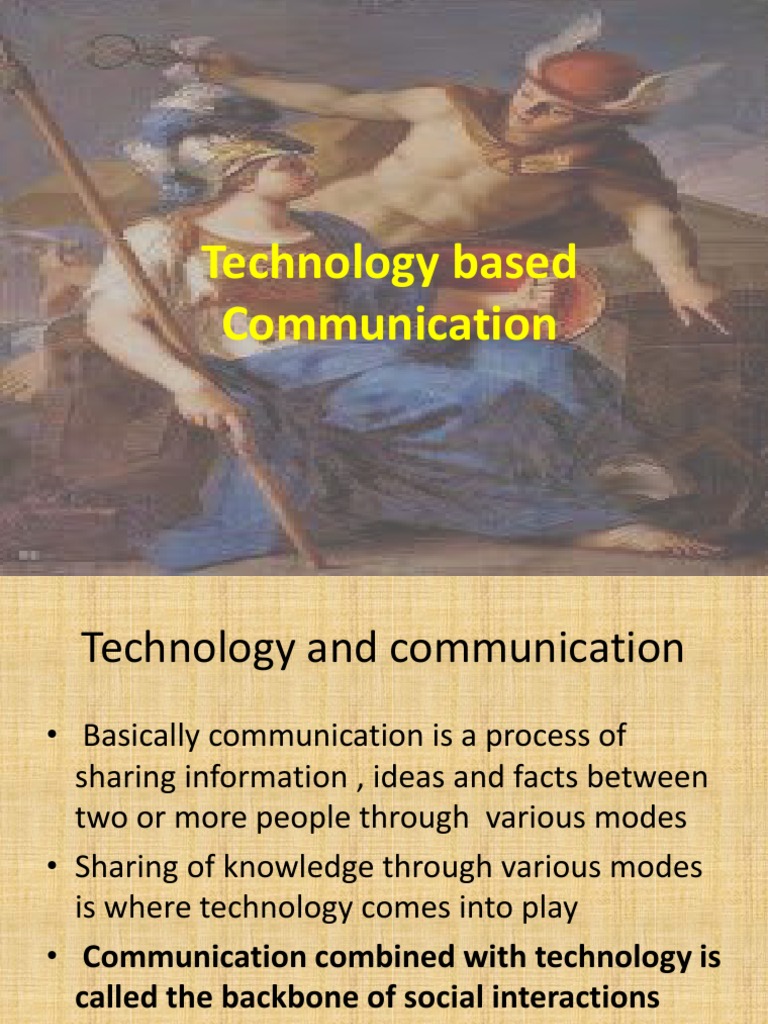 The Evolution of Technology-Based Communication: An Overview of Modern ...