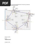 Ejercicios Resueltos de Rumbos y Azimuts | PDF | Azimut | Ángulo