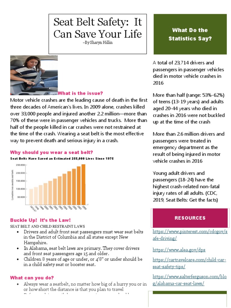 Seatbeltarticle | PDF | Seat Belt | Traffic Collision