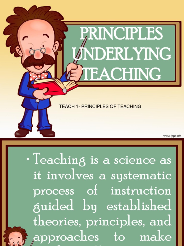 Lesson 4 Principles Underlying | PDF | Evaluation | Learning