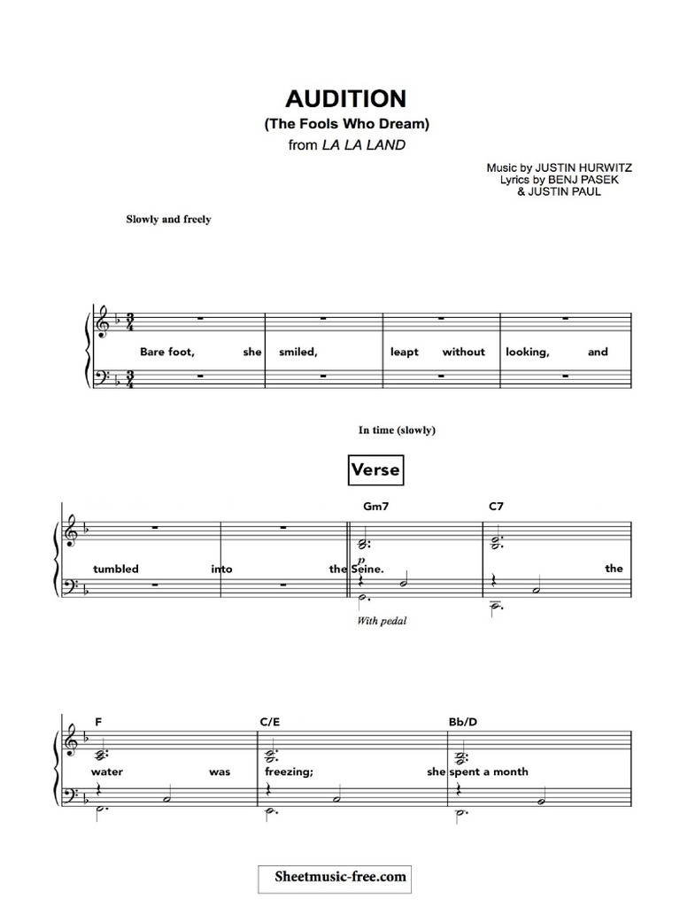 Audition From Lala Land | PDF