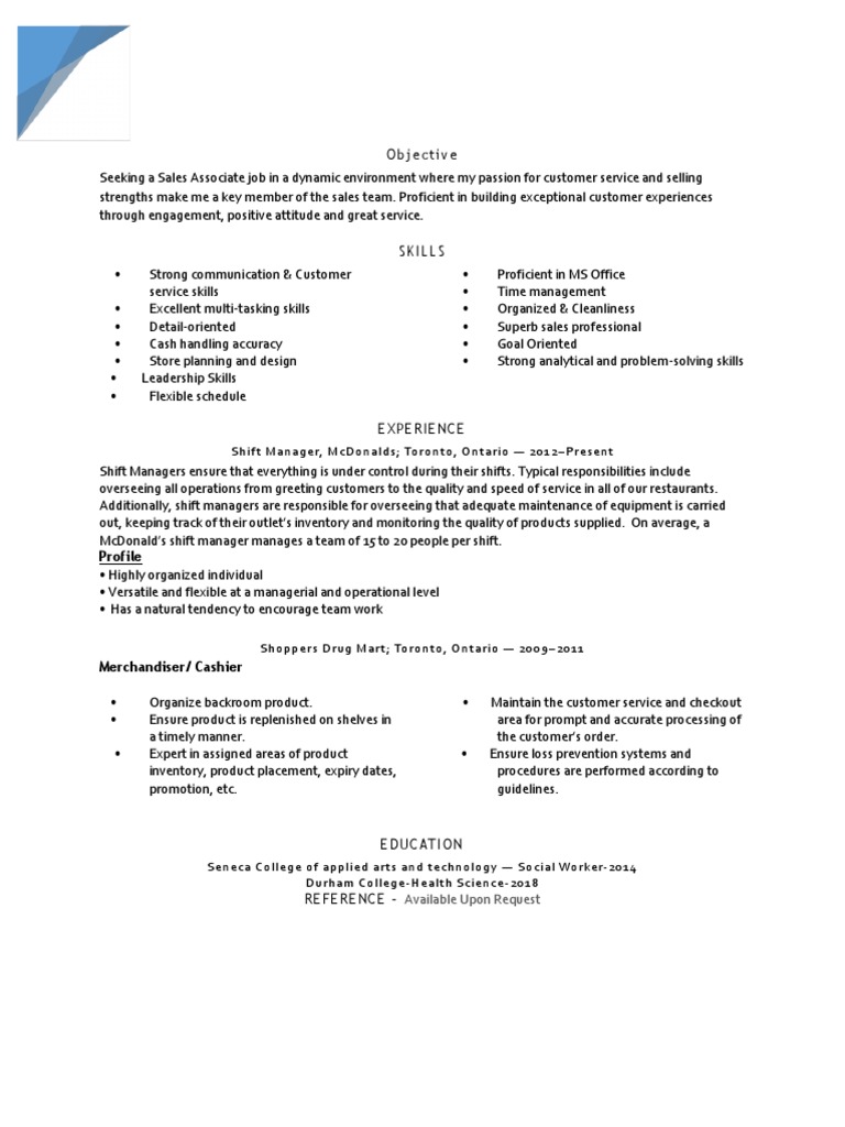 Tab Resume | PDF | Business