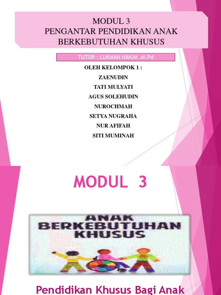 Pendidikan ABK Modul 3 | PDF