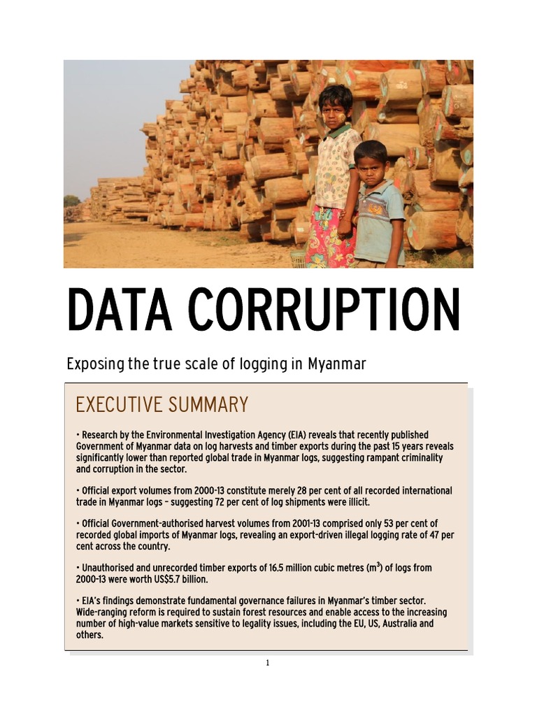 Six Billion Dollar Timber Corruption Black Hole Revealed by Official ...