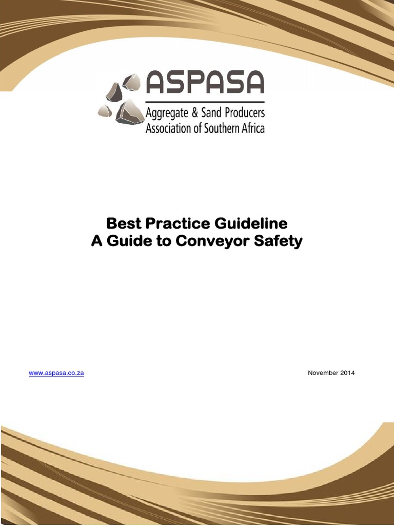 Best Practice Guideline Conveyor Safety Download Free Pdf Risk
