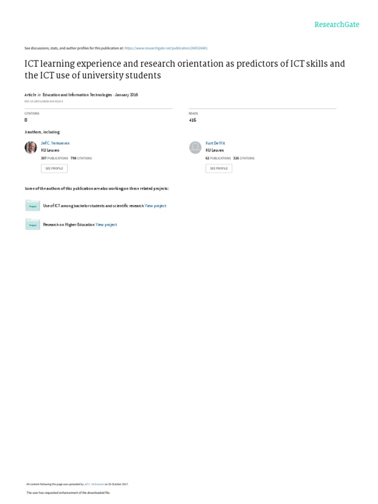 Ict CG | PDF | Educational Technology | Data Analysis