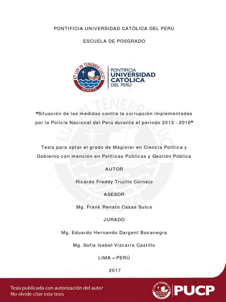 Trujillo Cornejo Ricardo Freddy Situacion PDF | PDF | Corrupción ...
