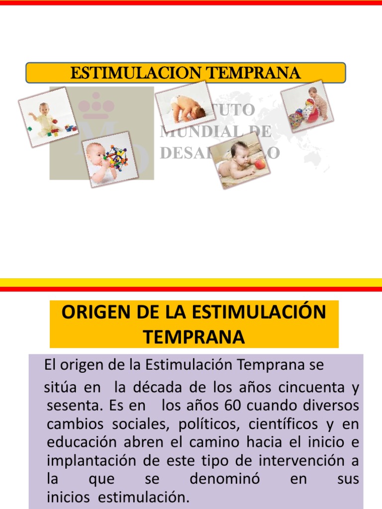 Introduccion a La Estimulacion Temprana | Percepción | Amor