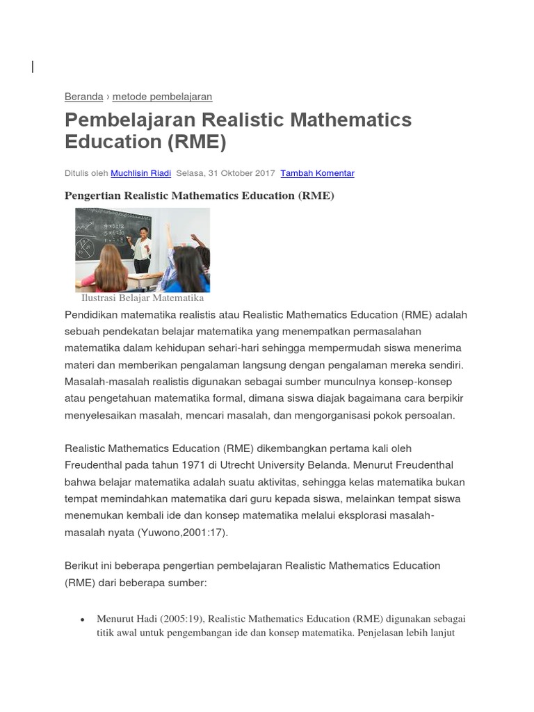 Model Rme Matematika | PDF