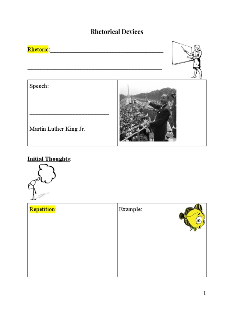 Rhetorical Devices Guided Notes | PDF | Metaphor | Philology