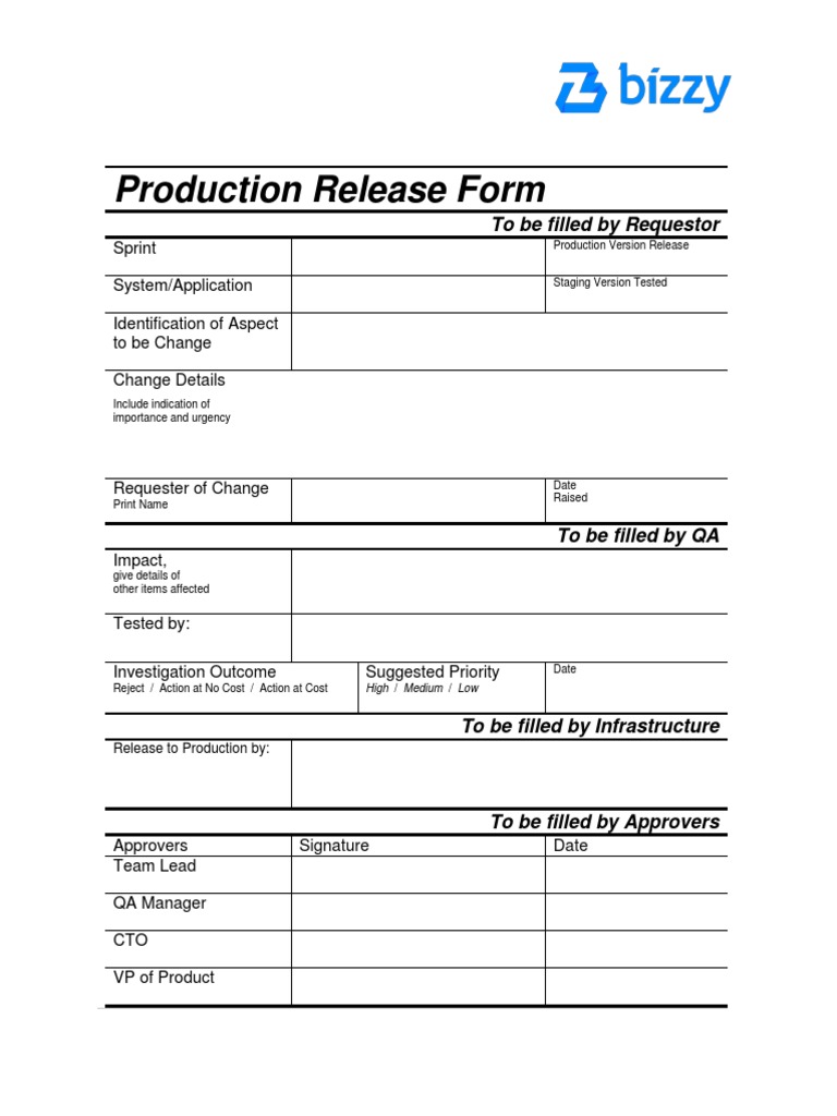 Production Release Form Instructions | PDF | Computers