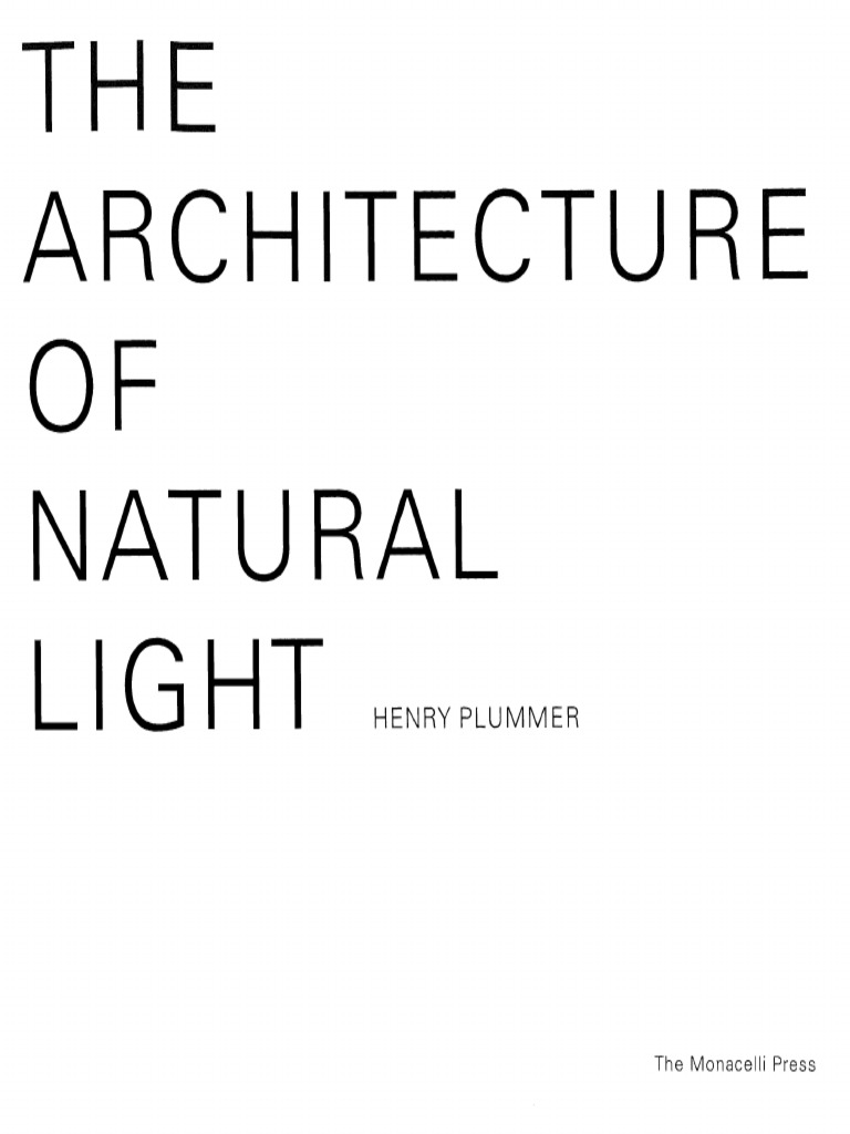 Architecture of Natural Light | PDF