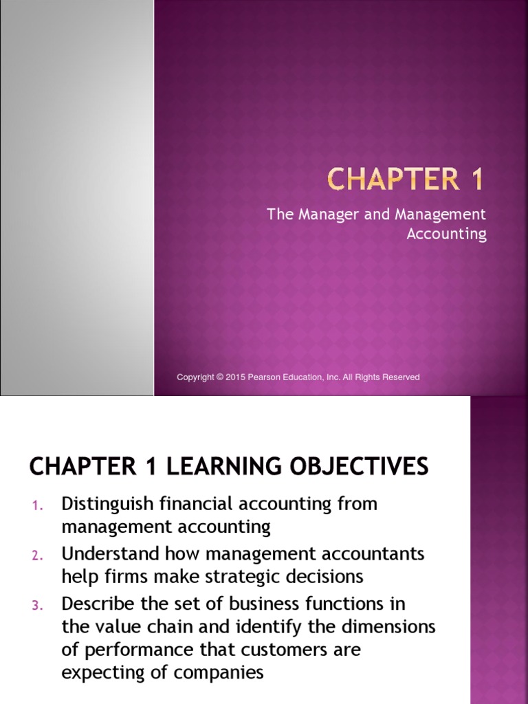 The Manager and Management Accounting | PDF | Accounting | Decision Making