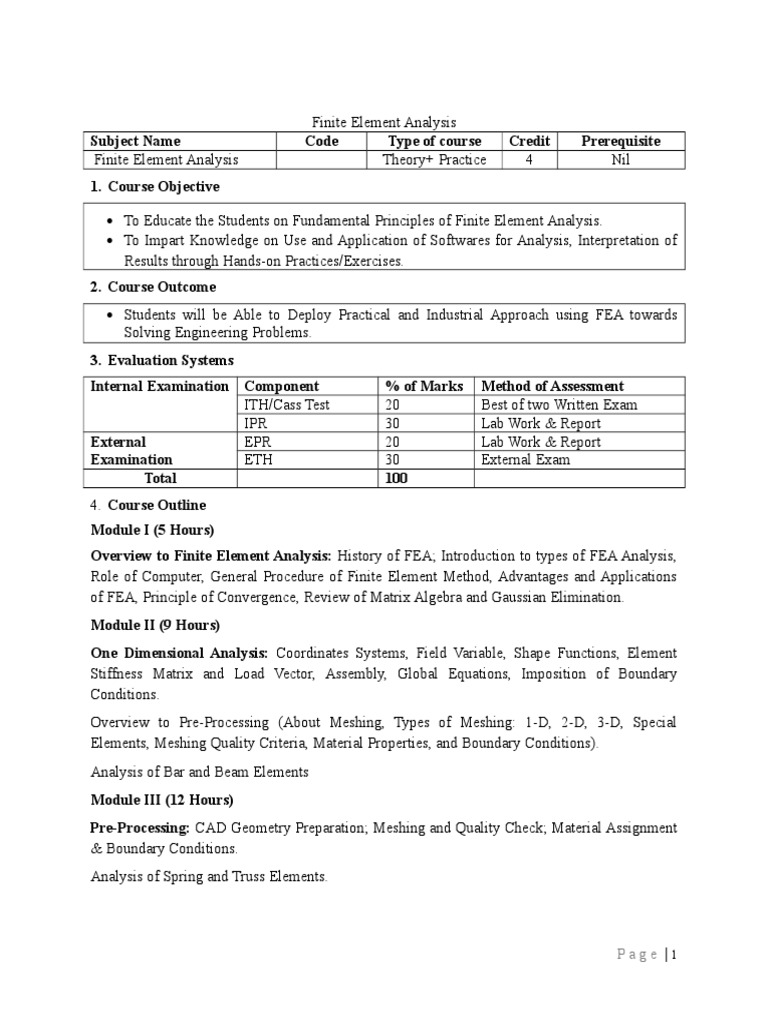Finite Element Analysis - Basket - Iv - Mechanical | PDF | Finite ...