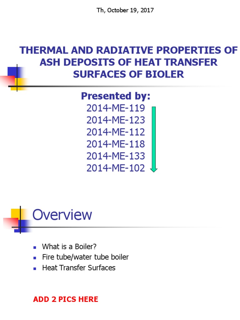 Thermal and Radiative Properties of Ash Deposits of Heat Transfer ...