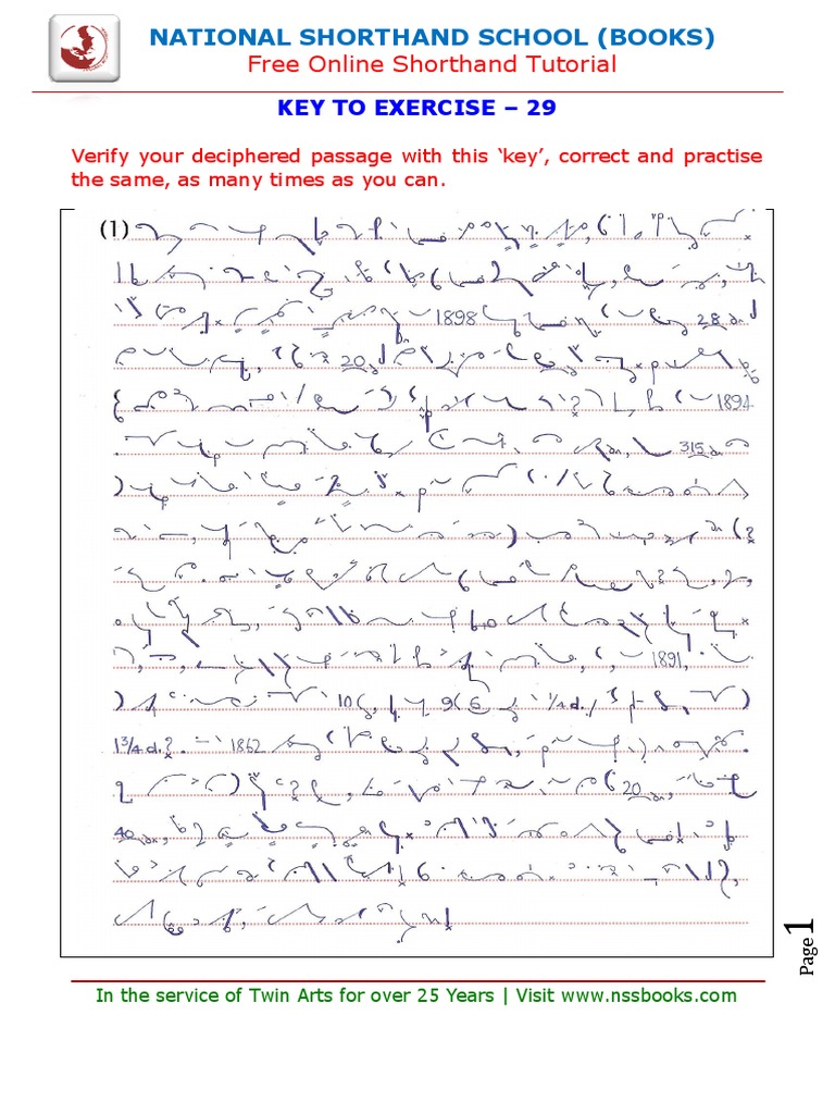 Free Online Shorthand Tutorial Free Online Shorthand Tutorial | PDF ...
