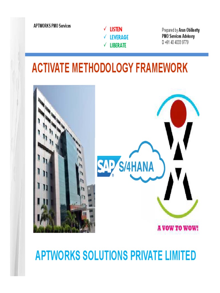 Activate Methodology Framework - Aspl | PDF | Agile Software Development | Sap Se