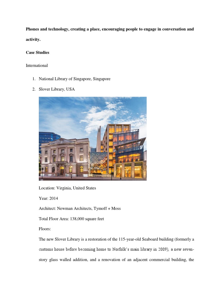 Library Architecture Case Studies | PDF | Libraries | Art Media